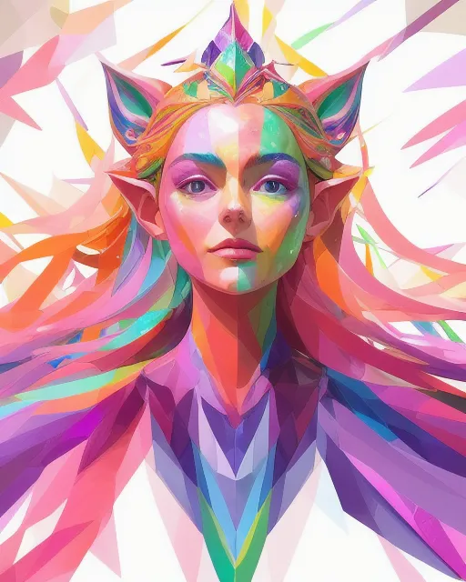 Chroma carousel, Beautiful Queen - Free AI Photo Generator - starryai