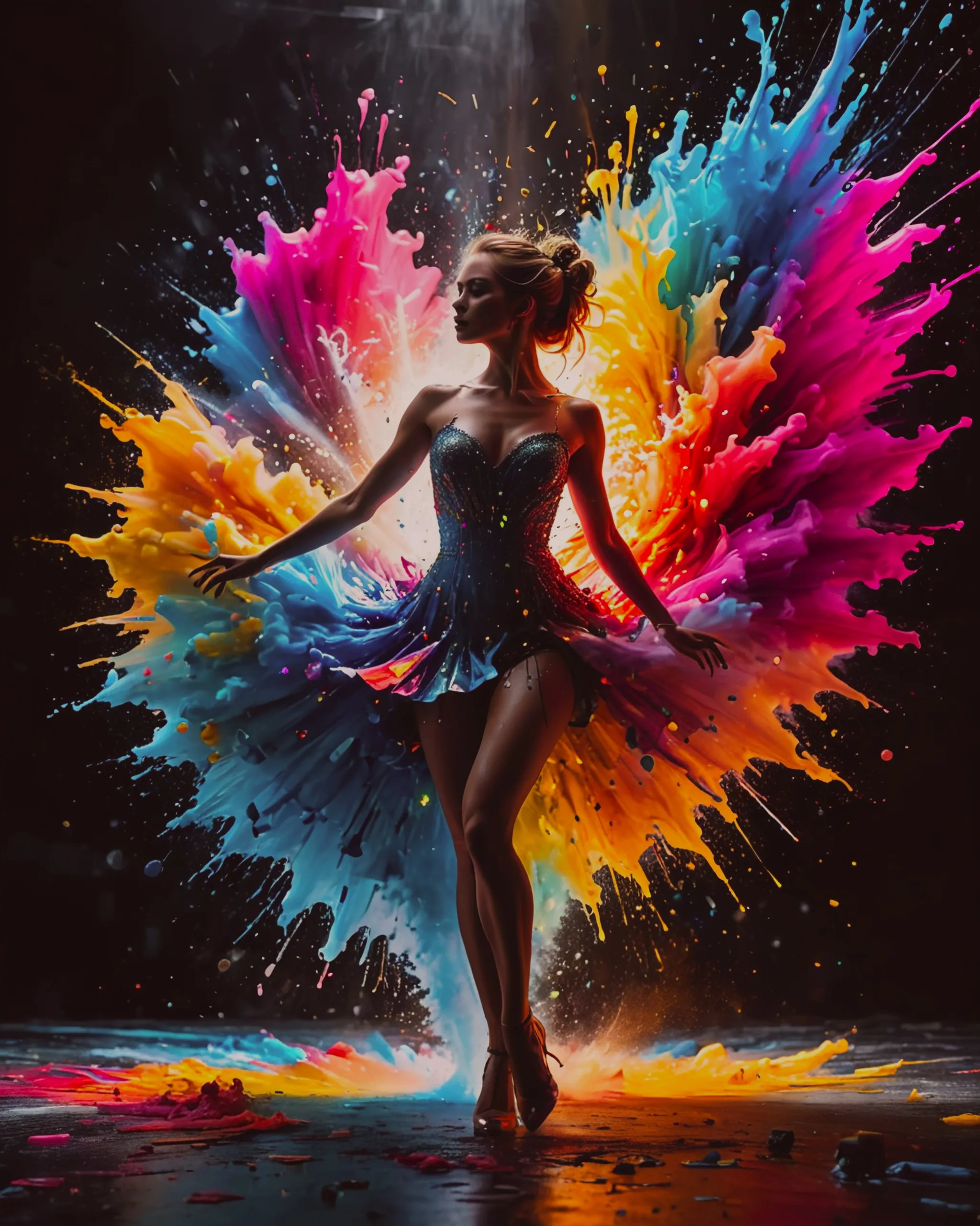 Chroma Dancer - Free AI Photo Generator - starryai