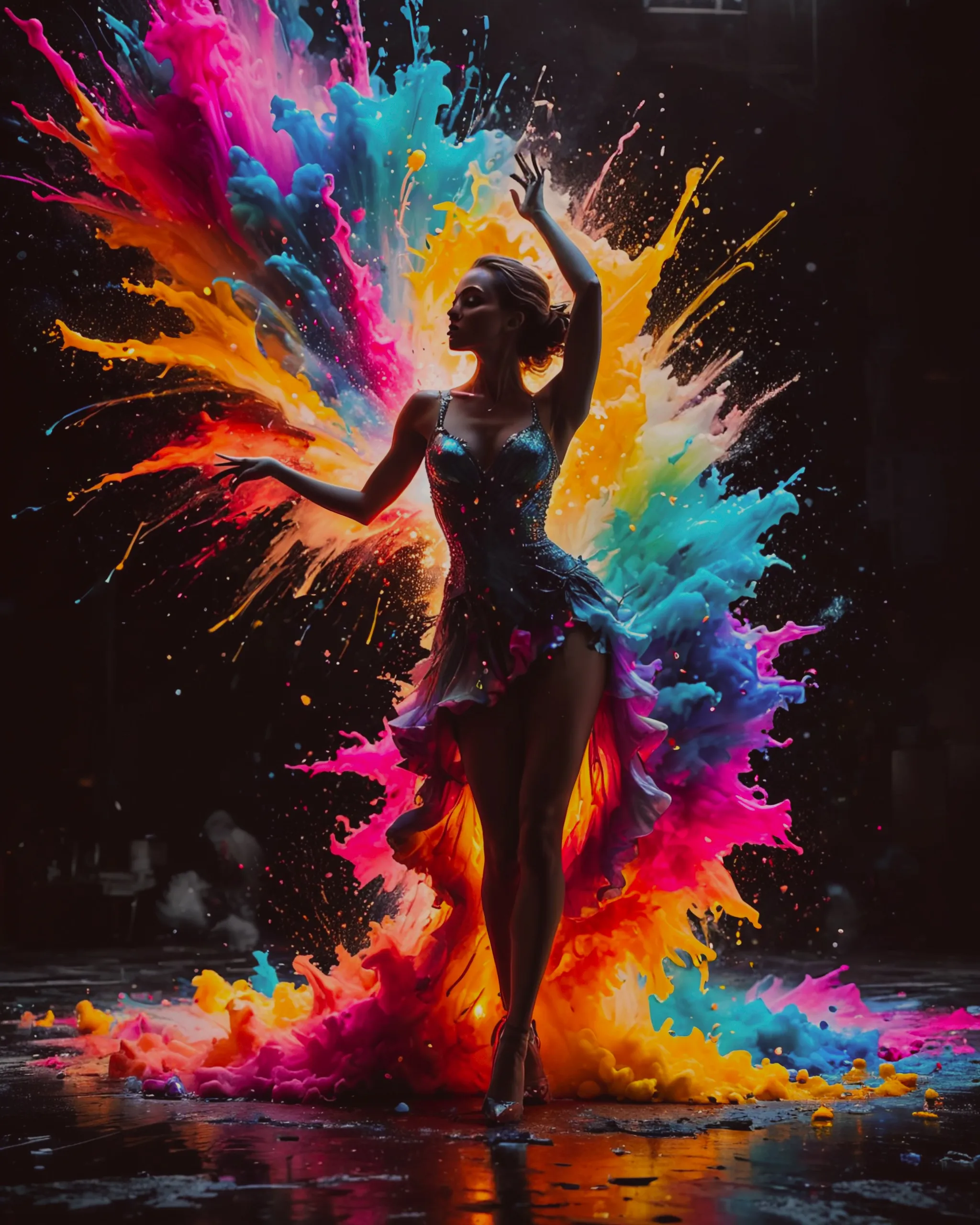Chroma Dancer - Free AI Photo Generator - starryai