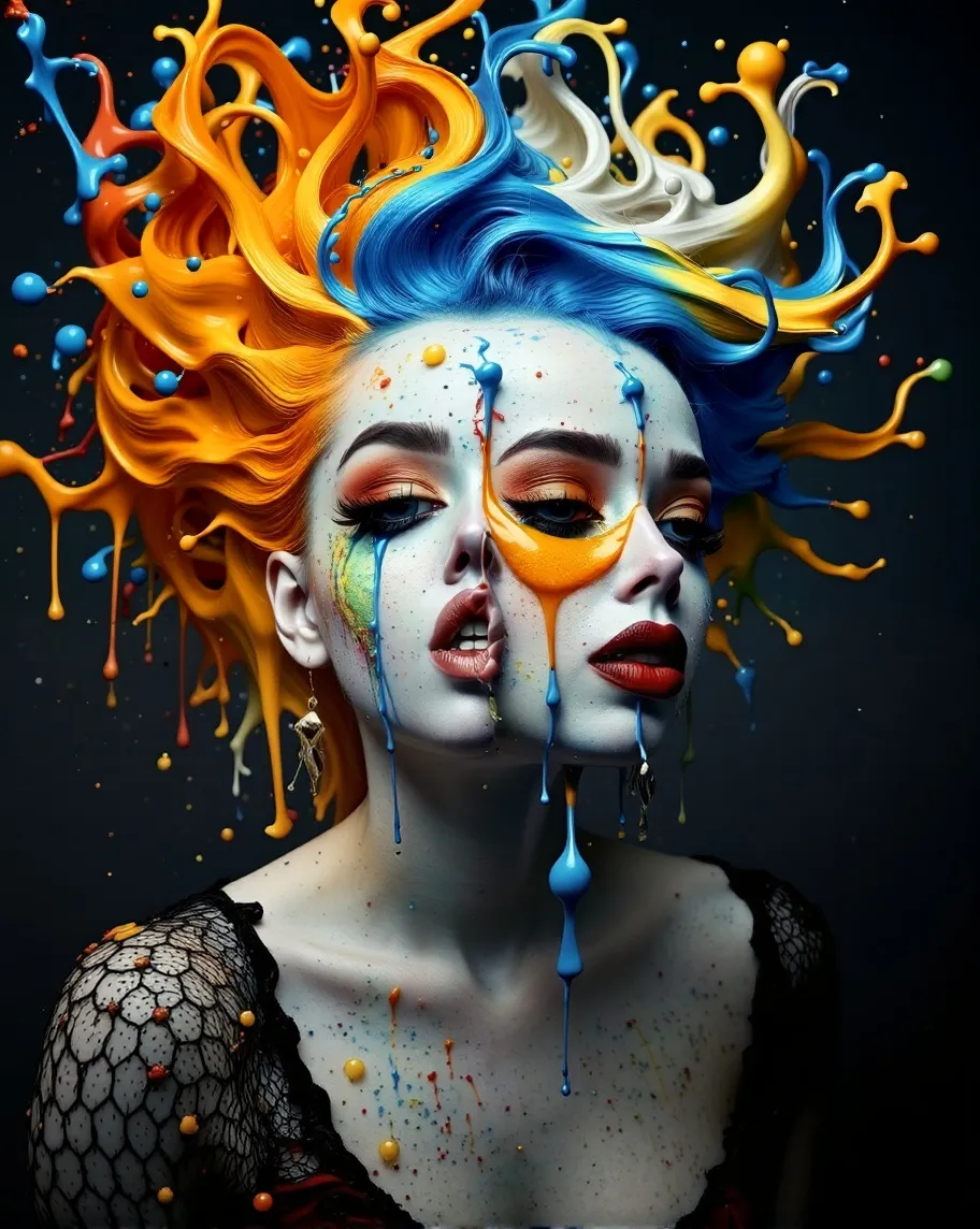 High Chroma vs. Low Chroma. - Free AI Photo Generator - starryai