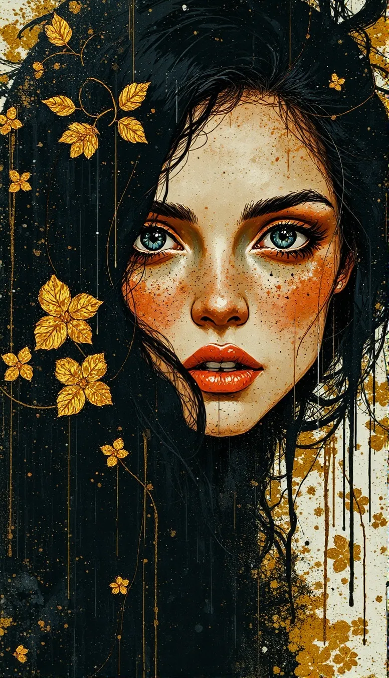 Masterpiece portrait a Black face - Free AI Photo Generator - starryai
