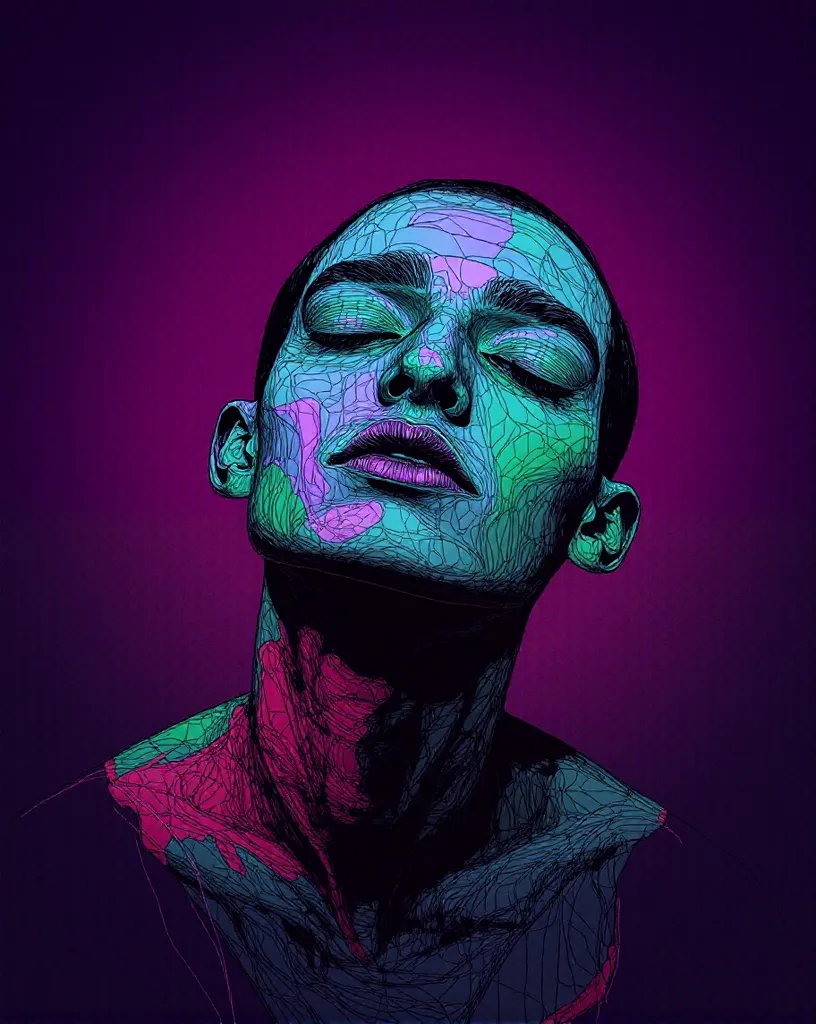 Chroma Caper: esoteric, weird, - Free AI Photo Generator - starryai